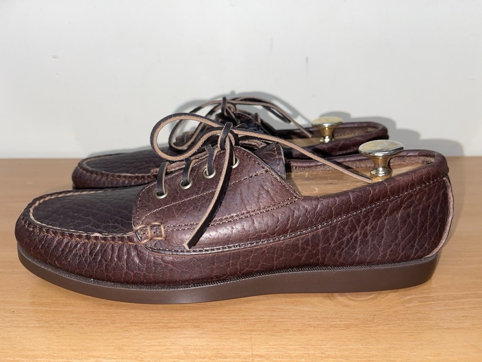 NEW Rancourt X J. Crew Classic Ranger Mocs Shoes Sz 10.5D Made in Maine ...