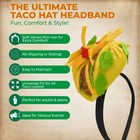 Adult Jumbo Taco Hat Mini Taco Headband Couples Friends Costume ...