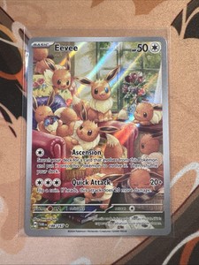 Eevee 2024 Scarlet & Violet: Twilight Masquerade #188/167 Illustration ...