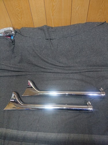 Harley Davidson Fishtail Exhaust muffler Chopper End Shovel Pan Knuckle ...