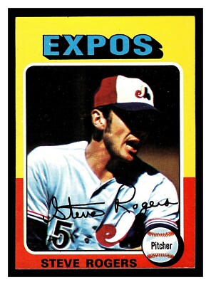 1975 TOPPS MINI BASEBALL STEVE ROGERS #173 MONTREAL EXPOS HIGHER GRADE ...