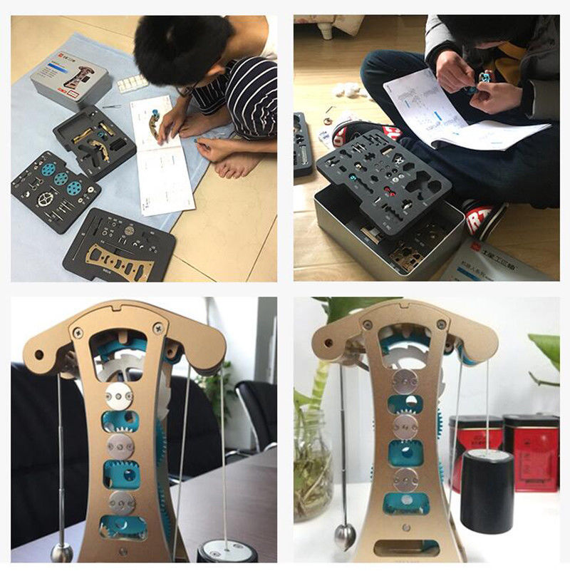 DIY Galileo Gravity Pendulum Mechanical Clock 3D Metal Assembled ...