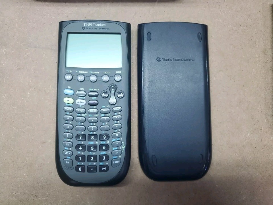 TI-89 TITANIUM Graphing Calculator, with BATTERIES! Texas Instruments ...