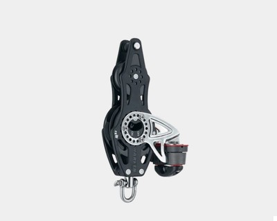 Harken 2697 75mm Carbo Airblock Fiddle Ratchet Sailboat Block Cam Cleat ...