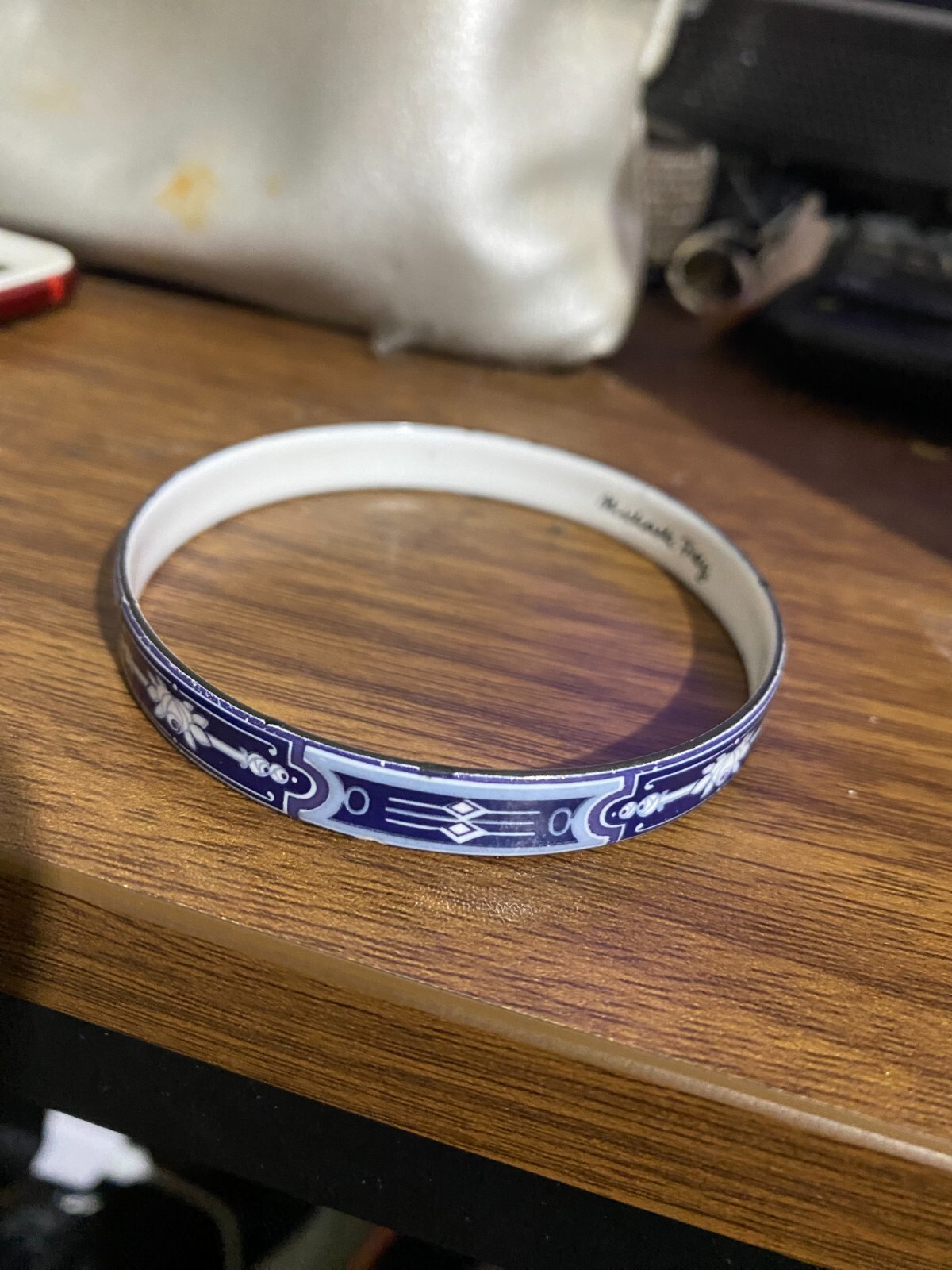 Vintage 70's Michaela Frey Enamel Bracelet Bangle | eBay