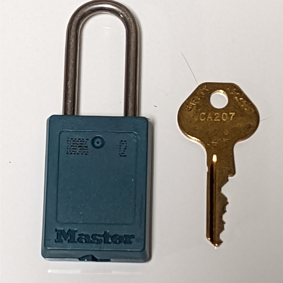 Master Lock Padlock, Keyed, S31 Teal 417 | eBay