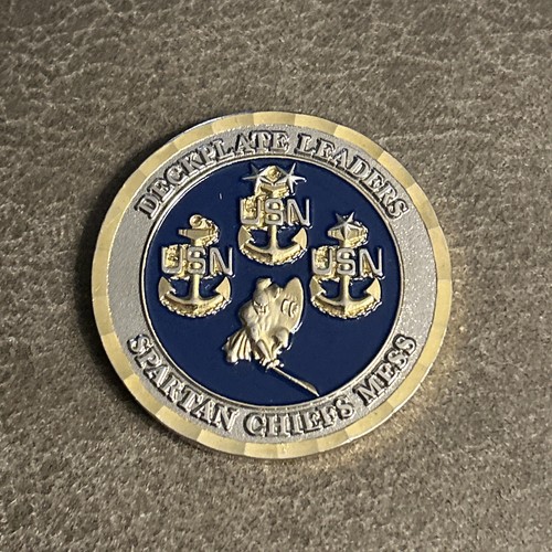 US Navy Challenge Coin HSM-70 Spartan Chiefs Mess | eBay