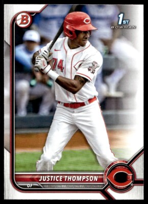 2022 Bowman Prospects Justice Thompson Cincinnati Reds #BP-59 | eBay