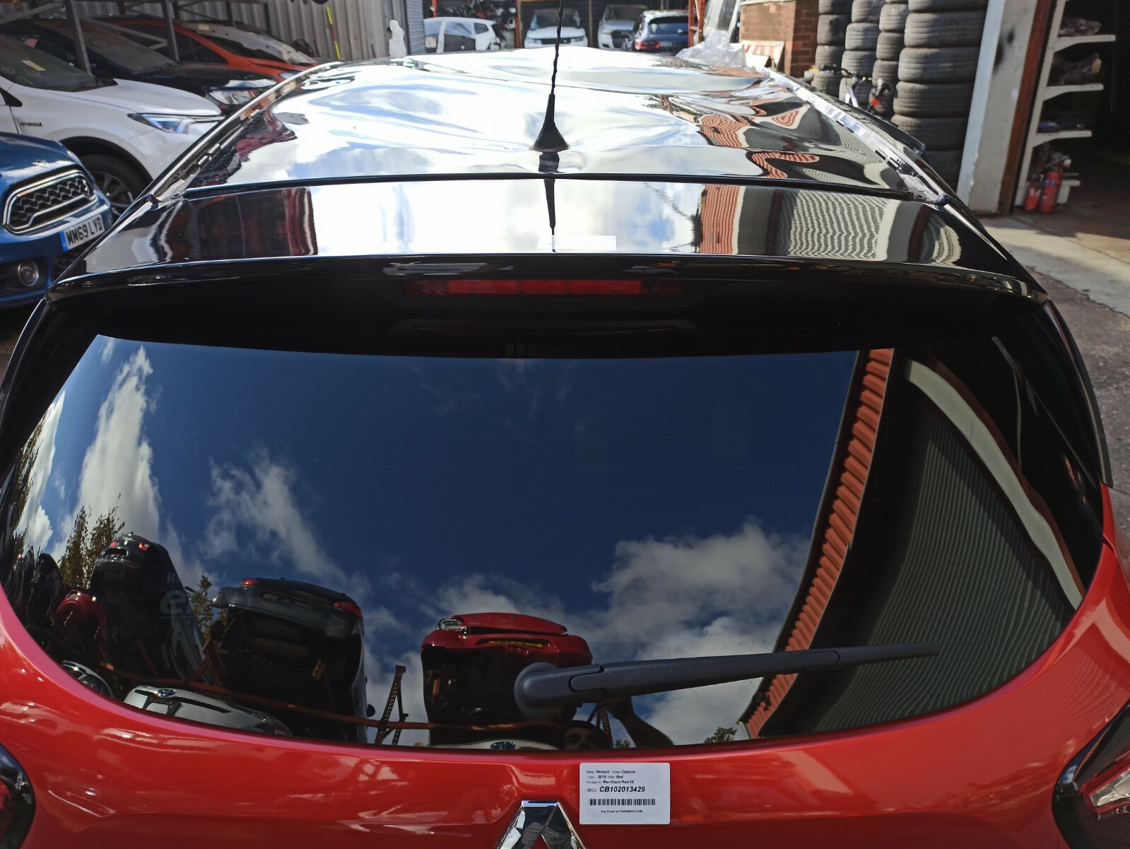 Renault Capture 2016-2021 Rear Black Gloss Tailgate Spoiler | eBay UK