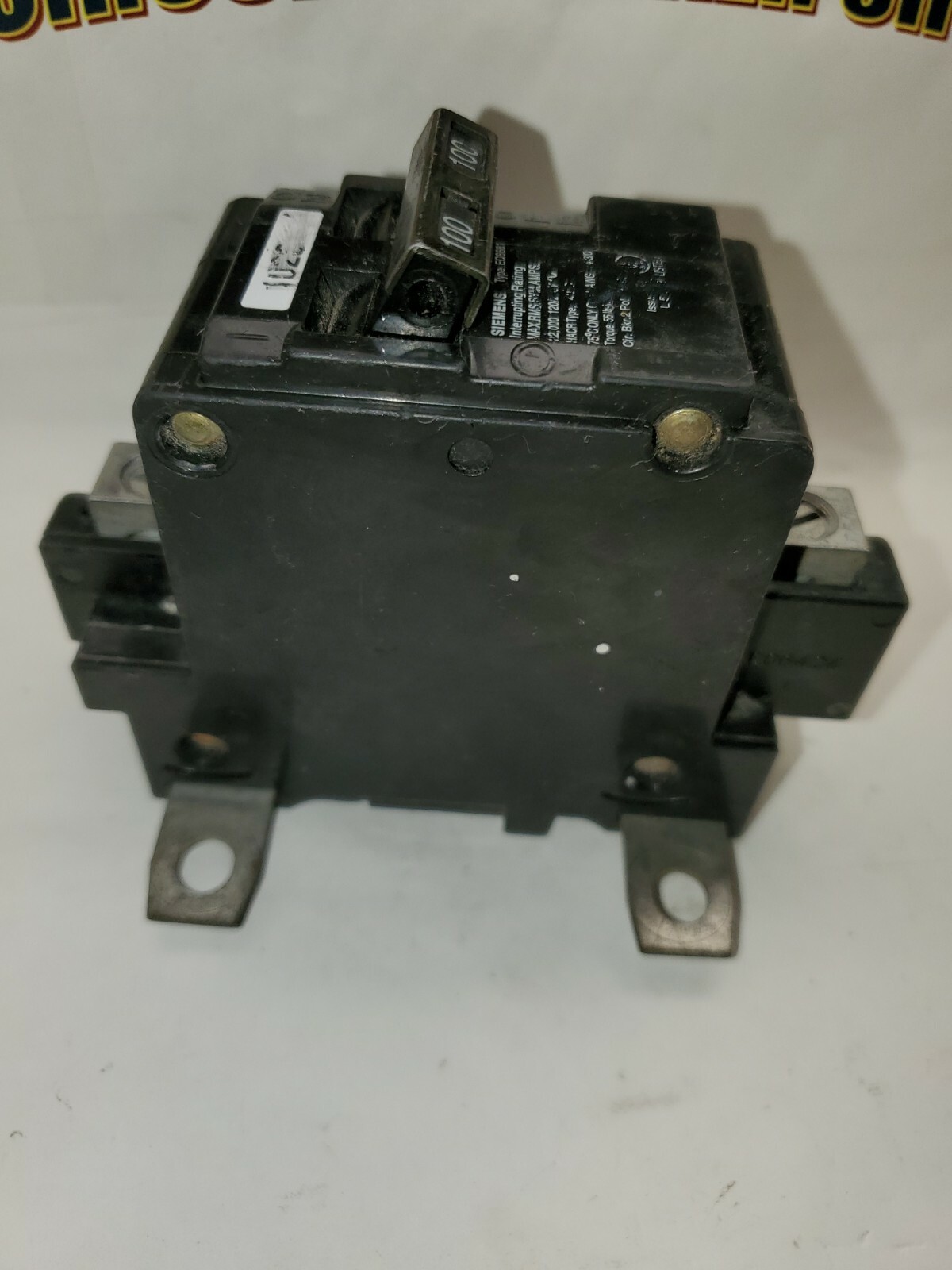 Siemens 100 amp main breaker MBK100A | eBay