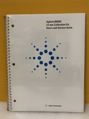 Agilent 85033-90028 85033E 3.5 mm Calibration Kit User's and Service ...