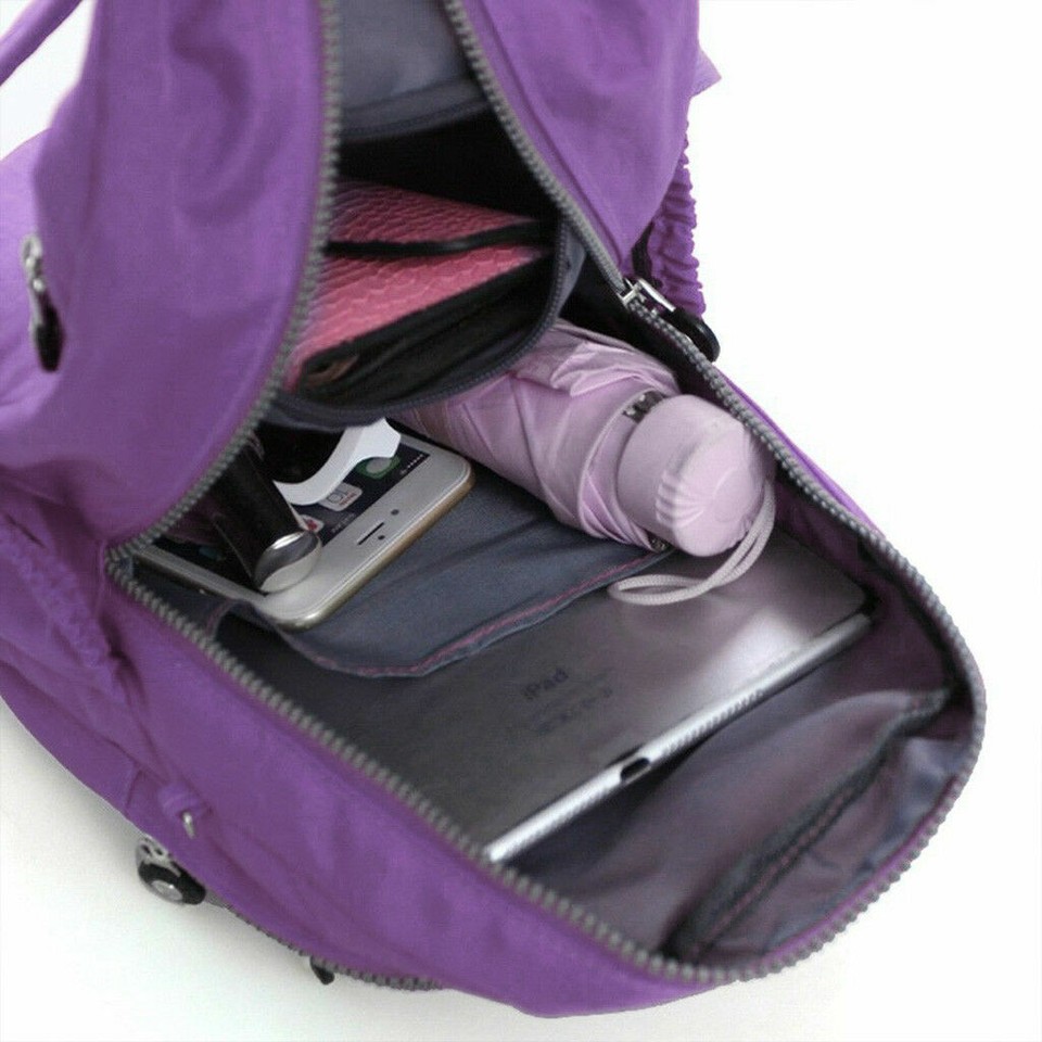 Waterproof Mini Backpack Women Purse Nylon Shoulder Rucksack Small ...