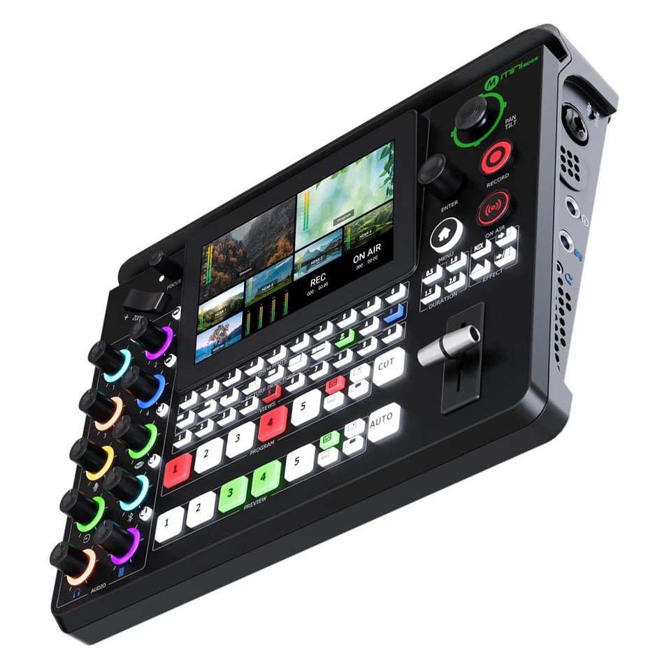 Rgblink mini-edge 5 Channel 5.5" LCD Screen Dual HDMI USB Video Mixer ...