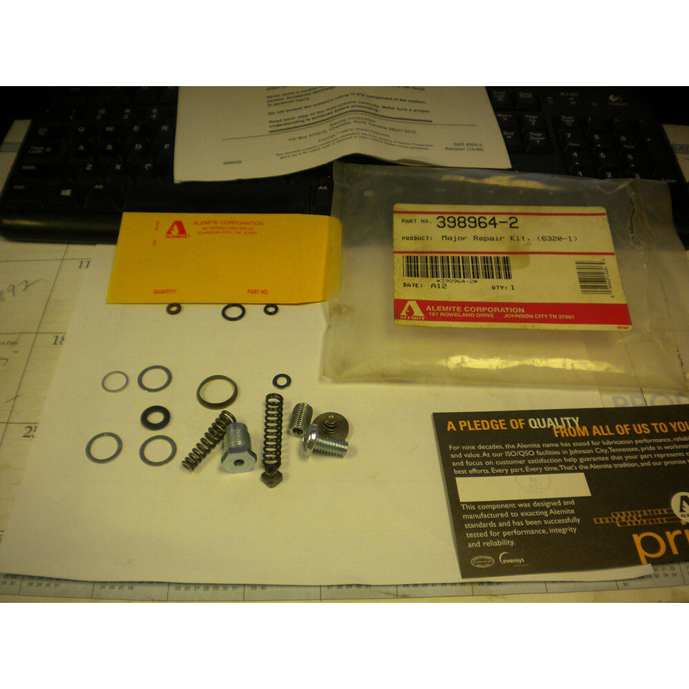 ALEMITE 398964-2 REPAIR KIT FOR HIGH PRESSURE CONTROL VALVE 6320-3 | eBay