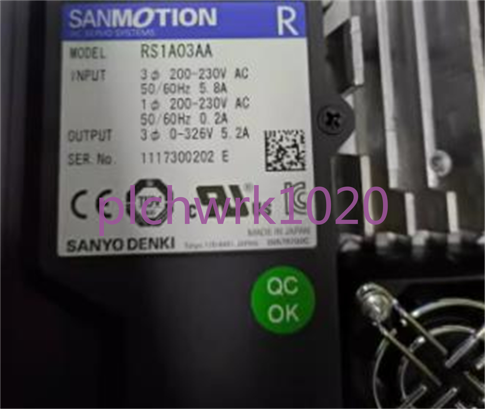 1PCS NEW IN BOX Sanyo servo drive RS1A03AA | eBay UK