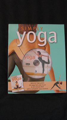 Brand New Simply Yoga Box Set 30 Minute DVD & 64 Page Full Color Book ...