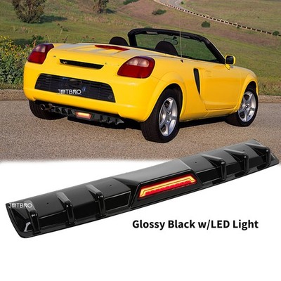 Rear Bumper Diffuser Lip Splitter W/LED Brake Light For Toyota MR2 ...