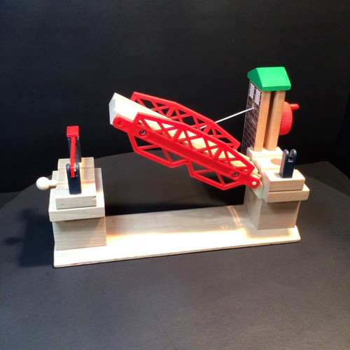 Vintage BRIO Wooden Railway Train Track Drawbridge Sweden Toy Parts ...