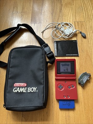 Nintendo Game Boy Advance SP Red Console, Game, & More | eBay