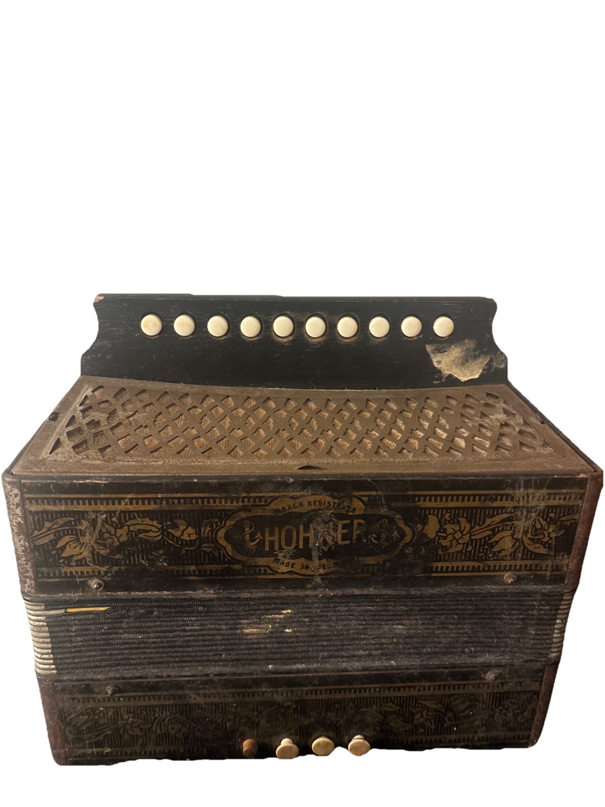 Hohner Pokerwork 2815 One Row Diatonic Button Accordion | eBay