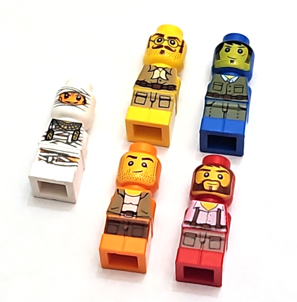 Lego Microfigure Lot - 5 Ramses Return Micro Figure Game Pieces 3855 | eBay