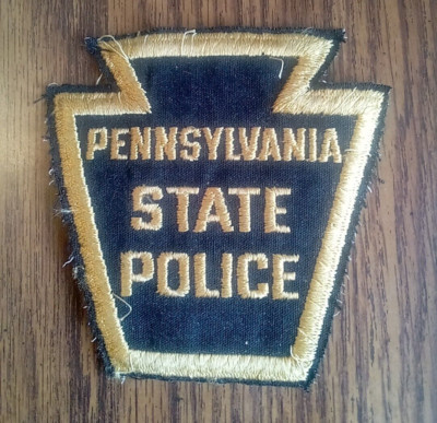 Nice VINTAGE PENNSYLVANIA STATE POLICE Patch - 1960s / 70s PA Police ...