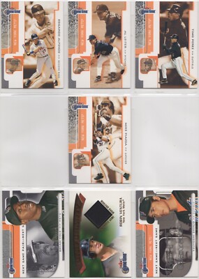 2001 FLEER GAME TIME New York Mets Team Set w/SPs & Relic (7 Cards ...