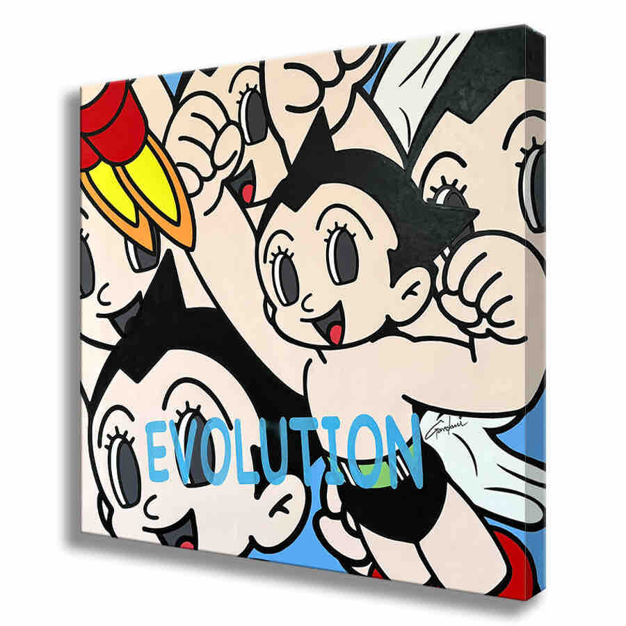 Astro Boy-Evolution – Original Painting on Canvas | eBay