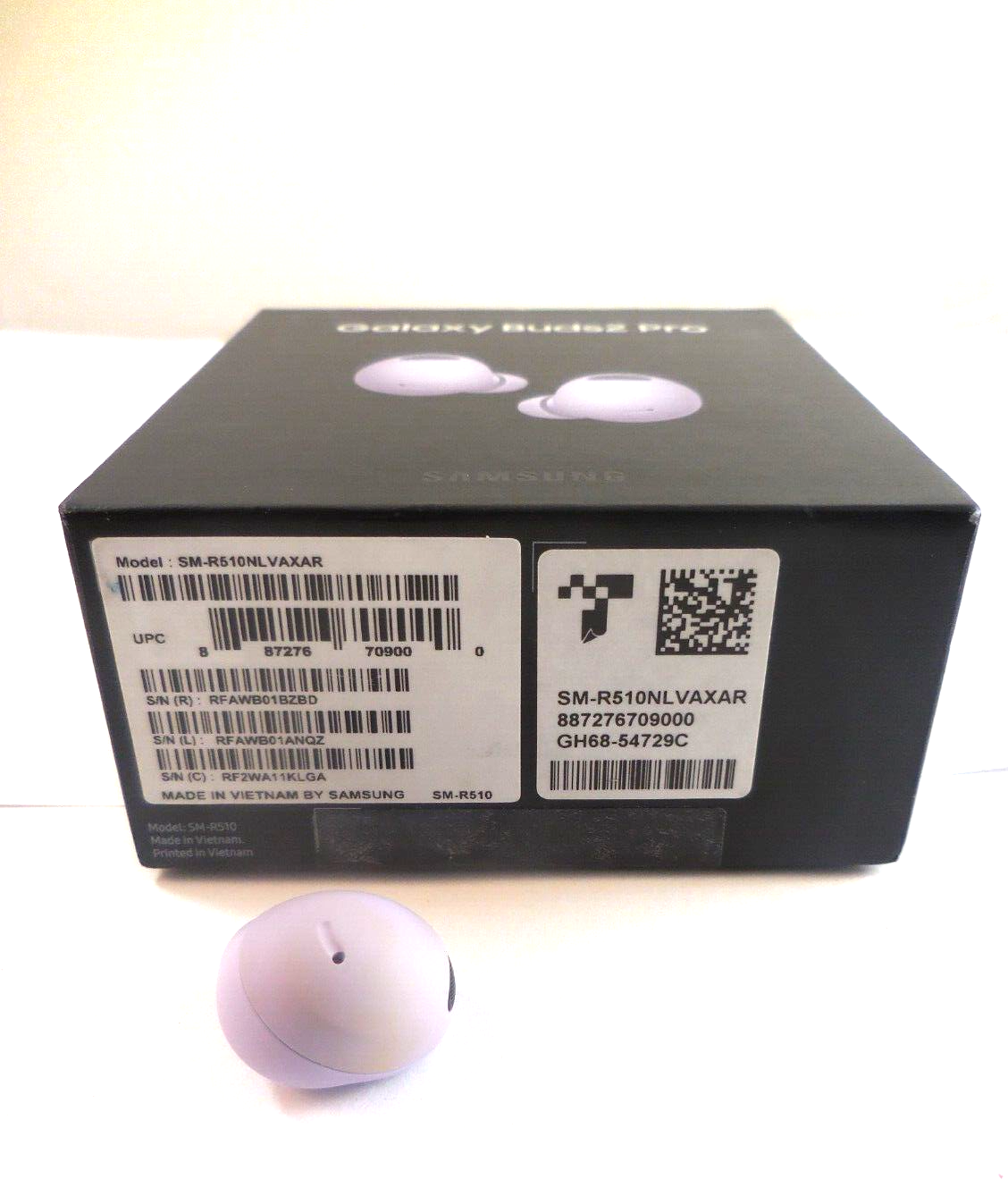 Authentic Samsung Galaxy Buds2 Pro SM-R510 Left Earbud Replacement ...