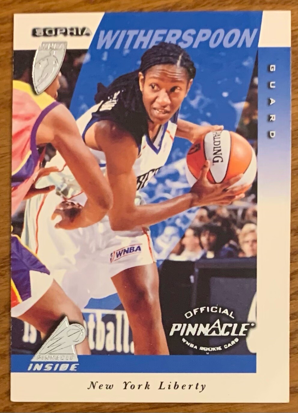 SOPHIA WITHERSPOON, 1997 PINNACLE INSIDE CARD, WNBA LEGEND ! | eBay