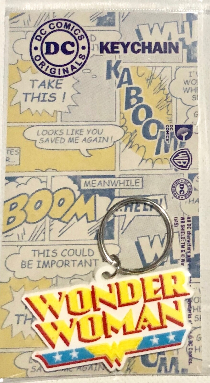 DC Comics keychains, official, Wonder Woman, Harlequin, The joker, key ...