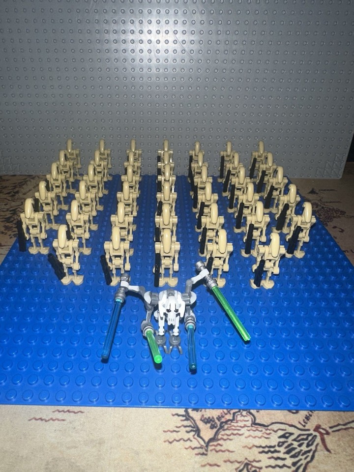 Custom LEGO Moc Battle Droid Lot (40) & General Greviois Star Wars | eBay