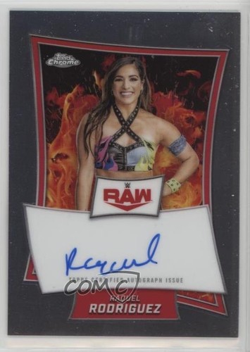 2025 Topps Chrome WWE Red Brand Raquel Gonzalez Rodriguez #RBA-RAQ Auto ...