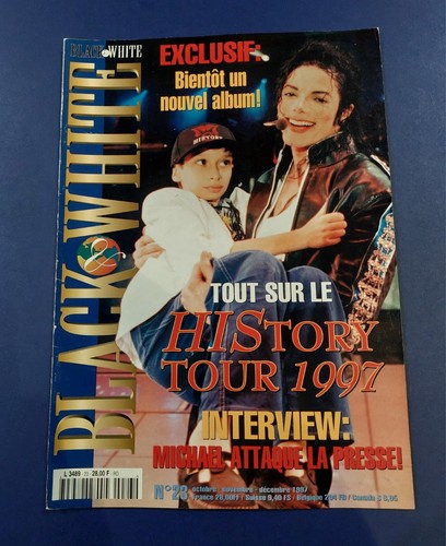 ( REFMJ ) Michael Jackson French Black & White Magazine 23 | eBay