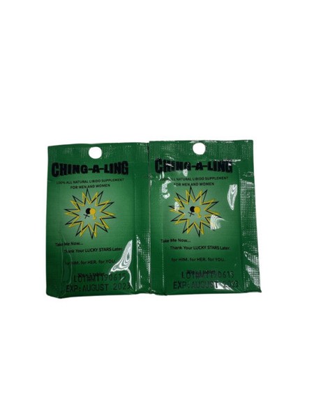 Ching-A-Ling Herbal Sexual Tablet Unisex - 25 Count for sale online | eBay
