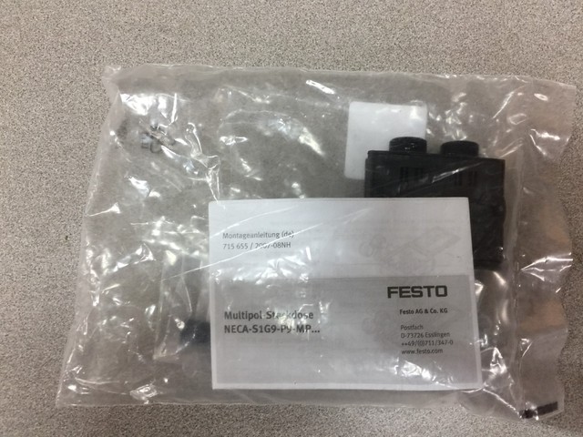 Festo Neca-s1g9-p9-mp1 Multi-pin Plug Socket Assembly 548719 for sale ...