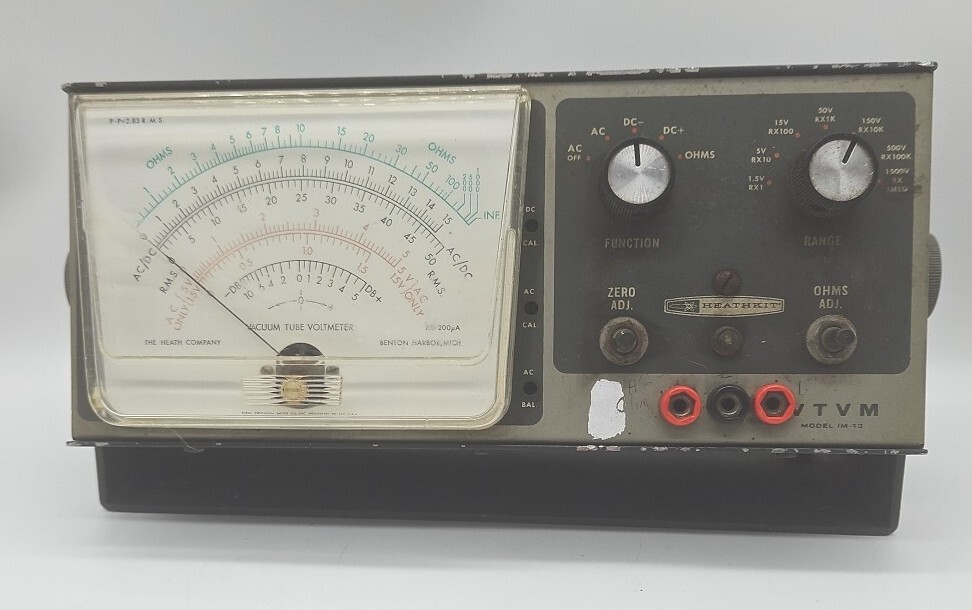 Vintage Heathkit Model IM-13 VTVM Vacuum | Grelly USA