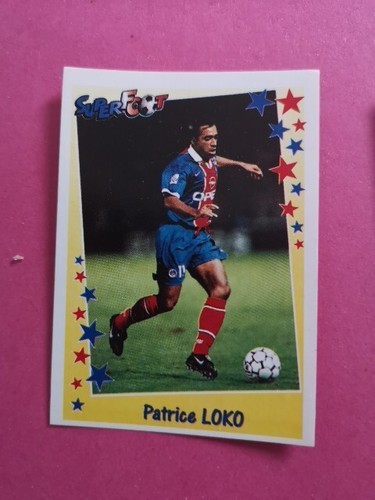 Patrice Loko Psg Sticker SuperFoot Panini 1998-99 #125 | eBay