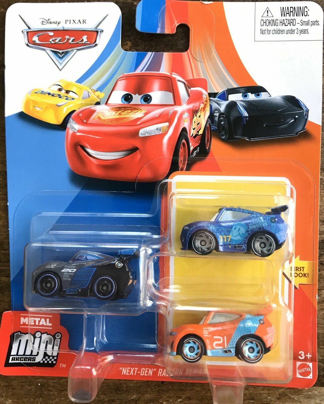 Disney Pixar Cars Mini Racers Ryan Inside Laney Ralph Carlow 3pack ...