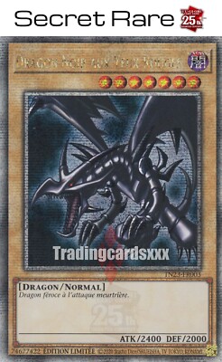 Yu-Gi-Oh! Dragon Noir aux Yeux Rouges : QCSE TN23-FR003 | eBay