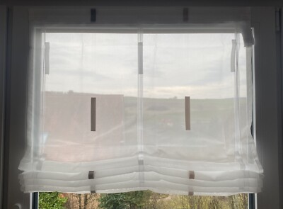 A Raffrollo ohne bohren Modern Fenster Rollo Faltrollo Jalousie Gardine ...