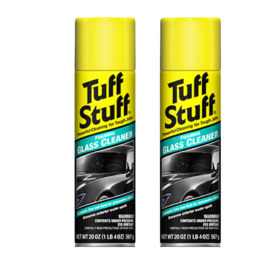 Tuff Stuff Foaming Glass Cleaner for Car Glass Window, 20 Oz. Spray 2 ...