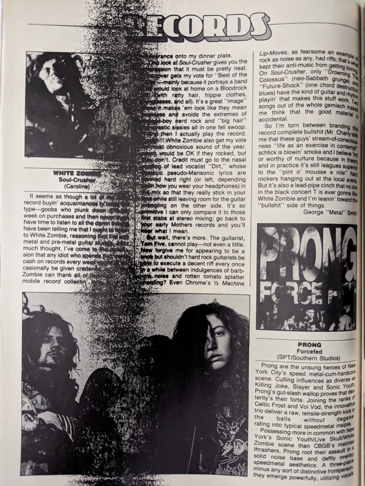 Creem Magazine Metal 1988 Van Halen, Metallica, Kingdom Come, Yngwie ...