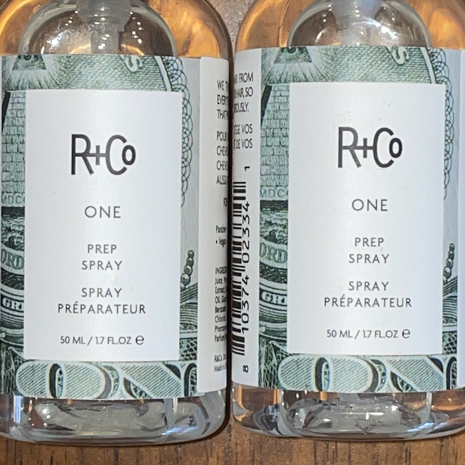 R+Co One Prep Spray TWO (2) Travel Size Bottles 1.7 oz / 50 mL | eBay