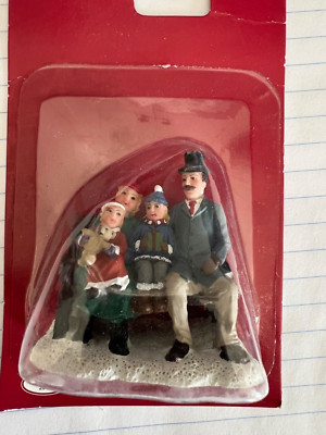 Family sitting on a bench St Nicholas square | eBay