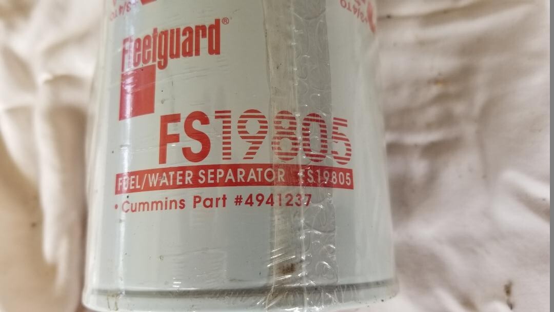 FLEETGUARD FS19805 - Fuel filter cross reference