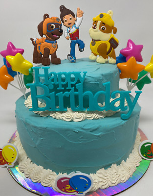Paw Patrol Birthday Cake Topper Set ~ BRAND NEW ~ Ryder | eBay