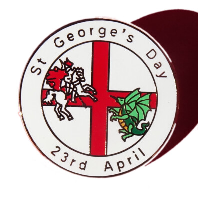 St George's day England enamel pin badge Saint George's day | eBay UK