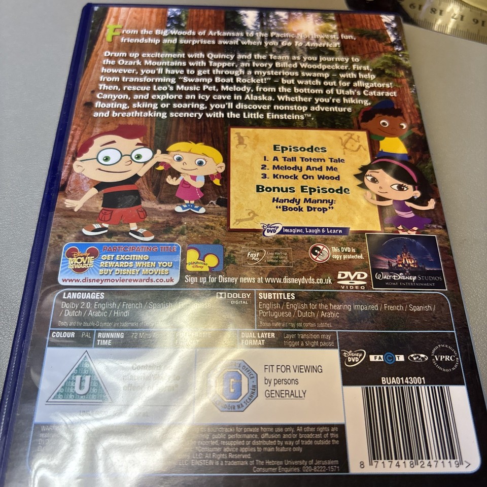 Little Einsteins - Go To America Dvd # Uk Version Region 2 ...