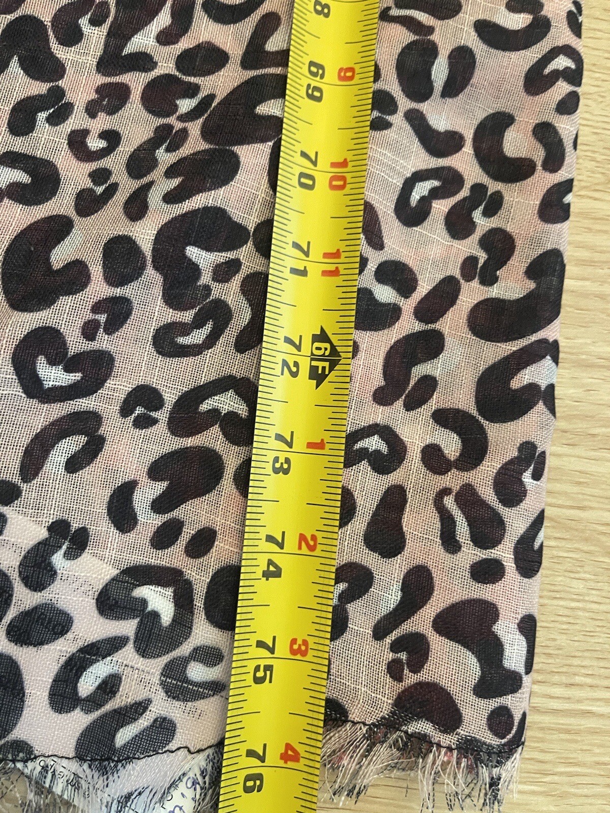 Betsey Johnson Pink Cheetah Pattern Oblong 76” Scarf Shawl | eBay